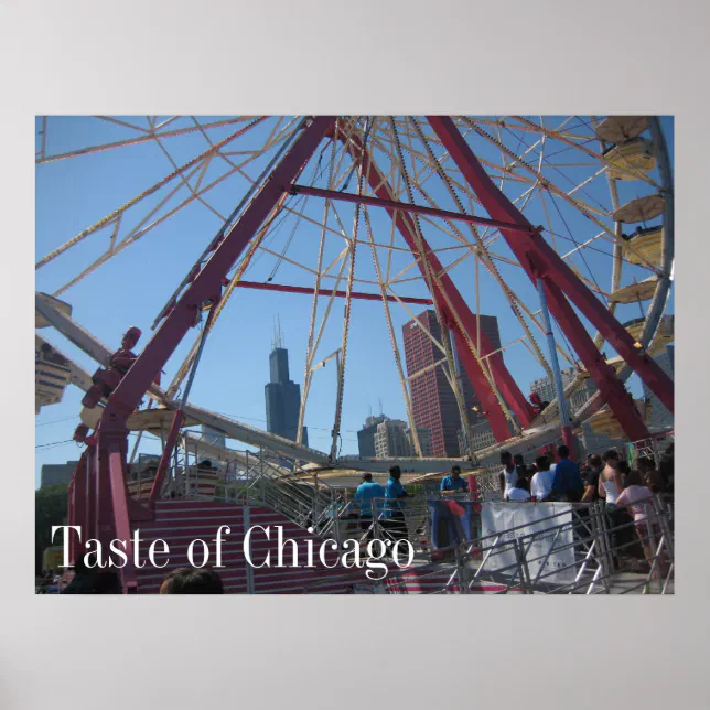 Taste of Chicago Poster | Zazzle