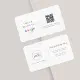 Taste & Review | Google Restaurant Logo QR Code Business Card | Zazzle