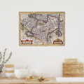 Tatary Antique Map of Central & Northern Asia Poster | Zazzle