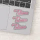Tatiana Name Pink Cursive x3 Sticker | Zazzle