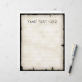 Tattered Western Style Letterhead | Zazzle
