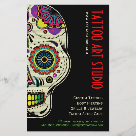 Tattoo Art Shop flyer | Zazzle.com