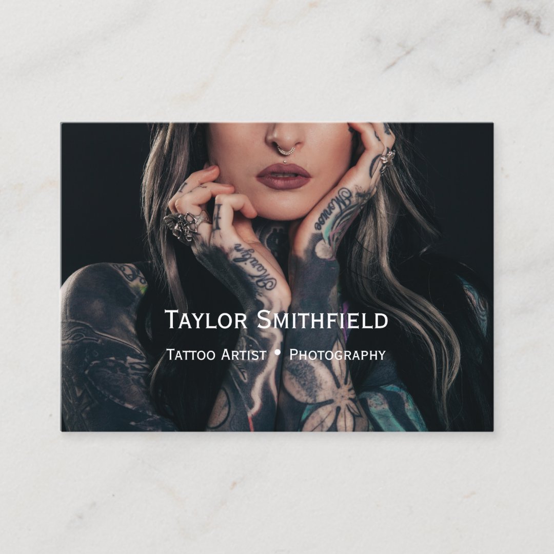 tattoo artist business card | Zazzle