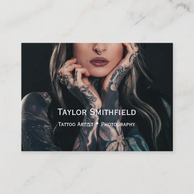 tattoo artist business card | Zazzle