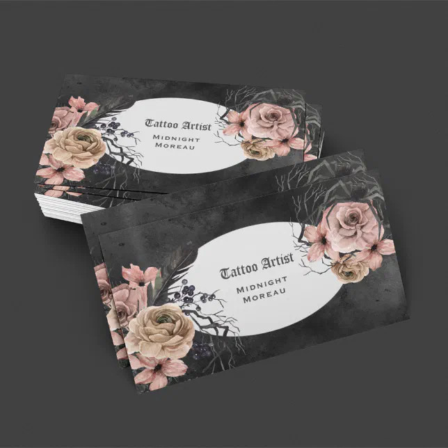 Tattoo Artist Business Card | Zazzle