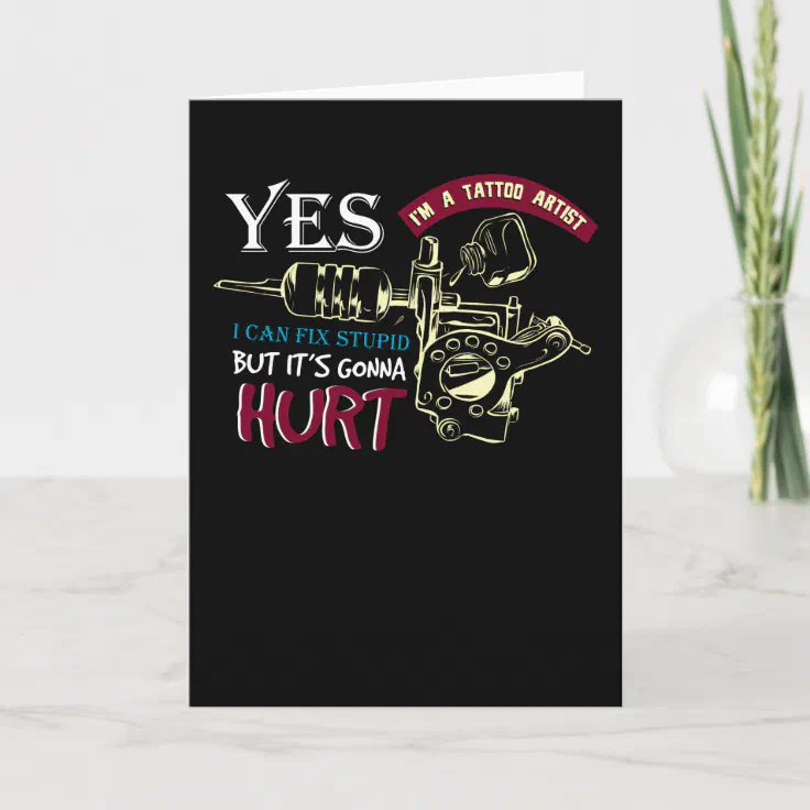 Tattoo Artist Card | Zazzle
