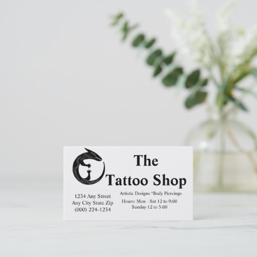 Tattoo Business Cards | Zazzle