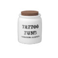 "Tattoo Fund" Jar | Zazzle
