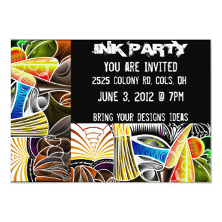Tattoo Party Invitations