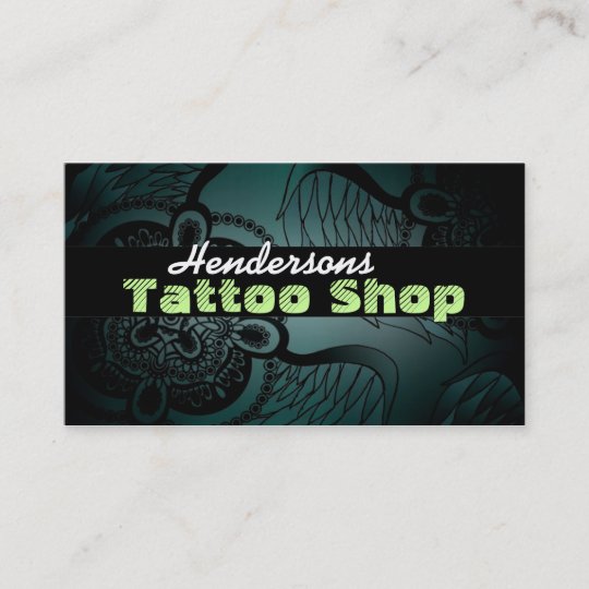 Tattoo Shop Business Cards | Zazzle.com
