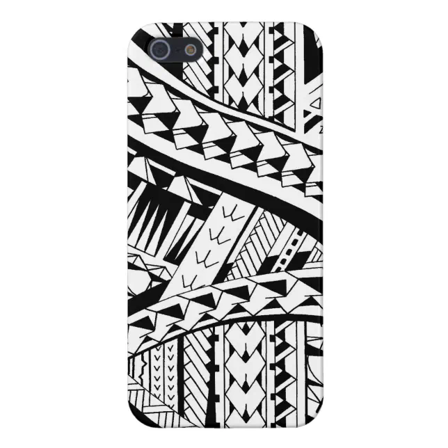 Tattoo style case with Samoan inspired patterns | Zazzle