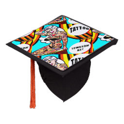 Tattooed bikini model Thunder_Cove Graduation Cap Topper | Zazzle