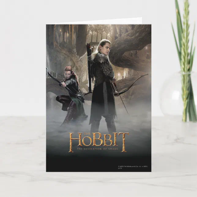 TAURIEL™ And LEGOLAS GREENLEAF™ Movie Poster 2 Card | Zazzle