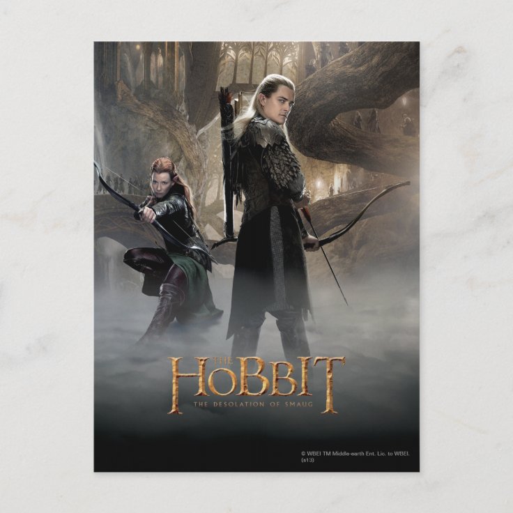 TAURIEL™ And LEGOLAS GREENLEAF™ Movie Poster 2 Postcard | Zazzle