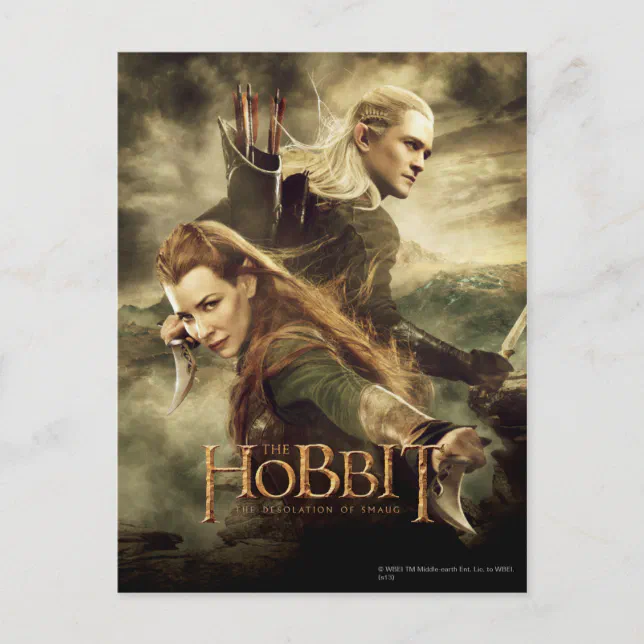 TAURIEL™ And LEGOLAS GREENLEAF™ Movie Poster 3 Postcard | Zazzle