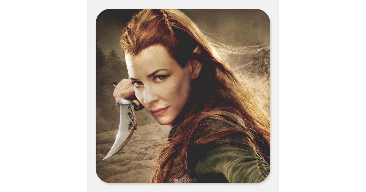 TAURIEL™ Character Poster 1 Square Sticker | Zazzle