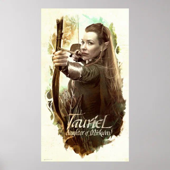 TAURIEL™ Daughter of Mirkwood Poster | Zazzle
