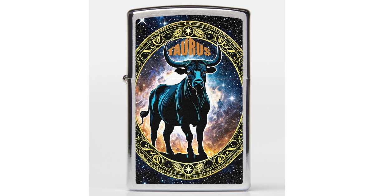 Taurus Astrology Sign Zippo Lighter | Zazzle