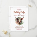 Taurus Bull Zodiac Themed Birthday Party Invitation Postcard | Zazzle