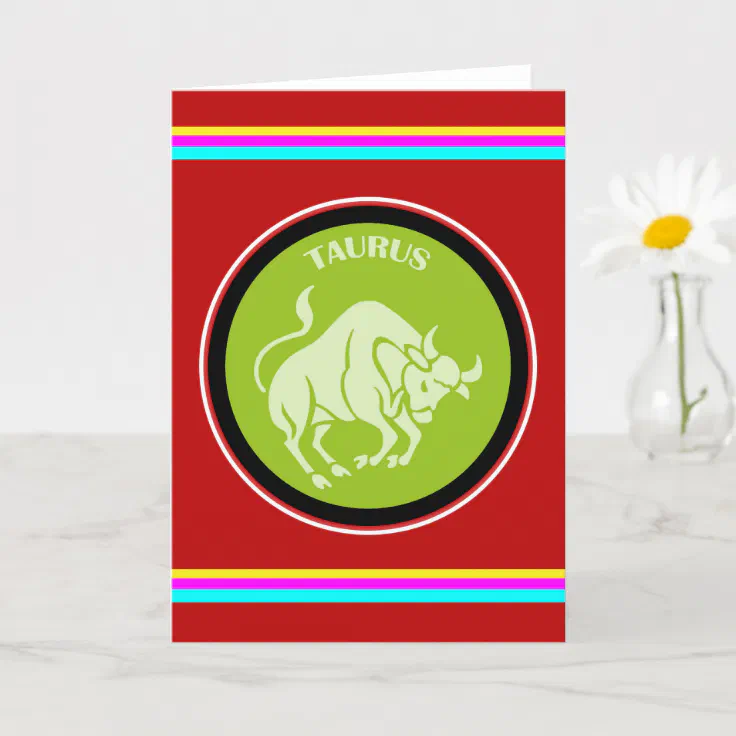 Taurus Greeting Card | Zazzle