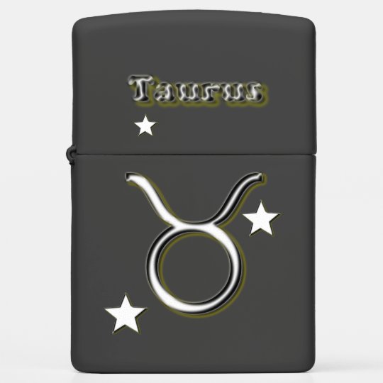 Taurus symbol zippo lighter | Zazzle.com