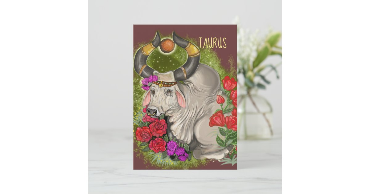 Taurus Zodiac Sign Invitation | Zazzle