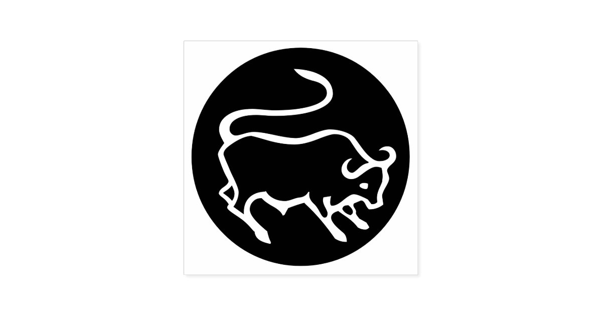 Taurus Zodiac Sign Self-inking Stamp | Zazzle