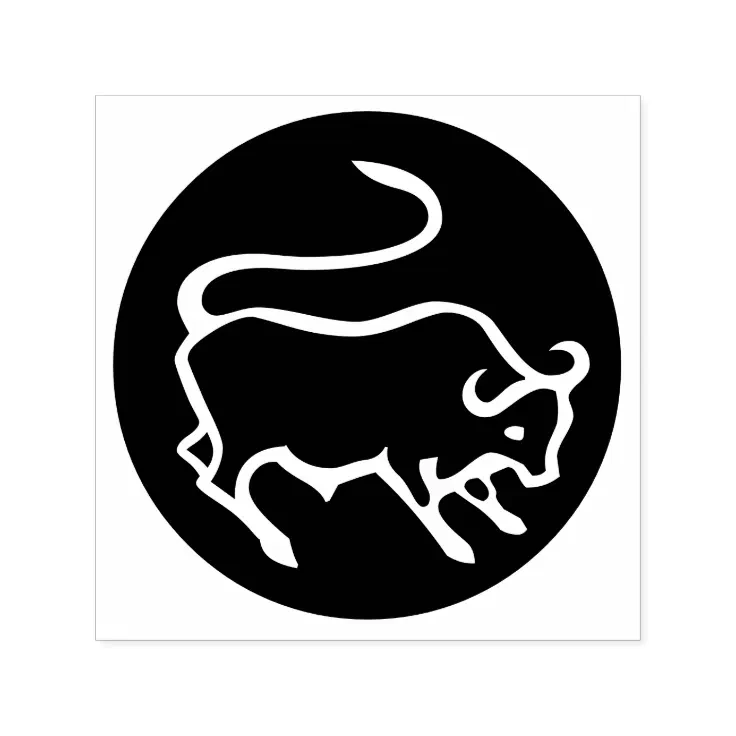 Taurus Zodiac Sign Self-inking Stamp | Zazzle