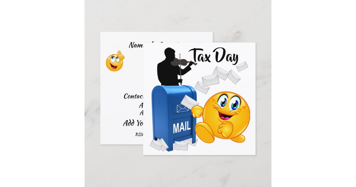 Tax Day Party Invitation | Zazzle