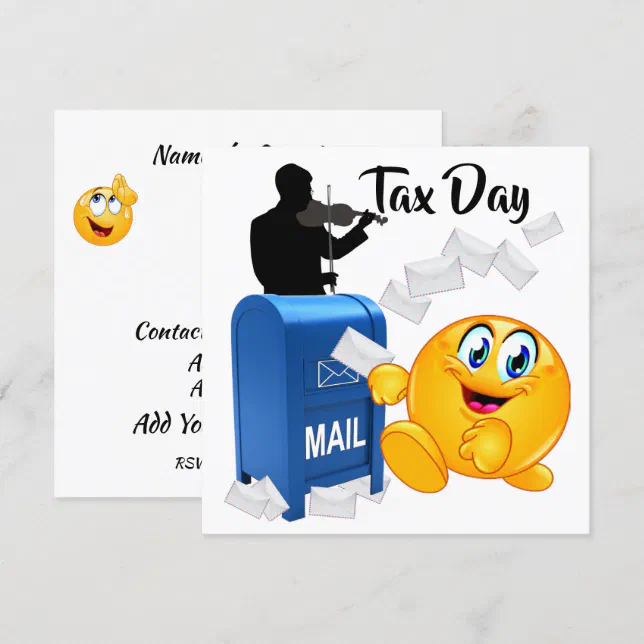 Tax Day Party Invitation | Zazzle