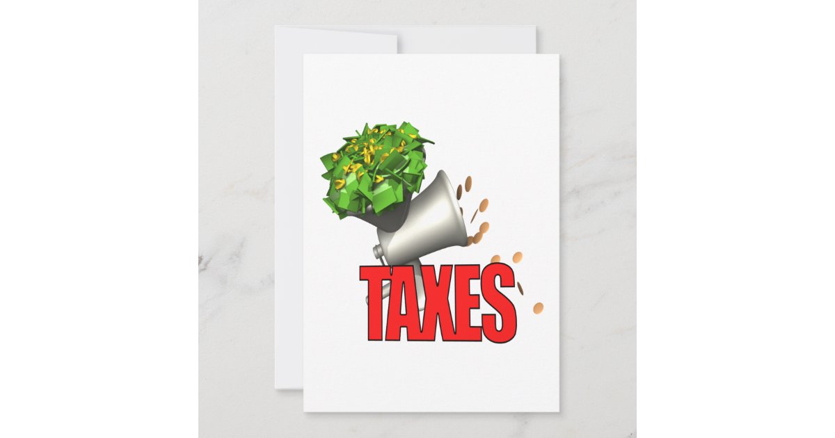 Tax Grinder Invitation | Zazzle