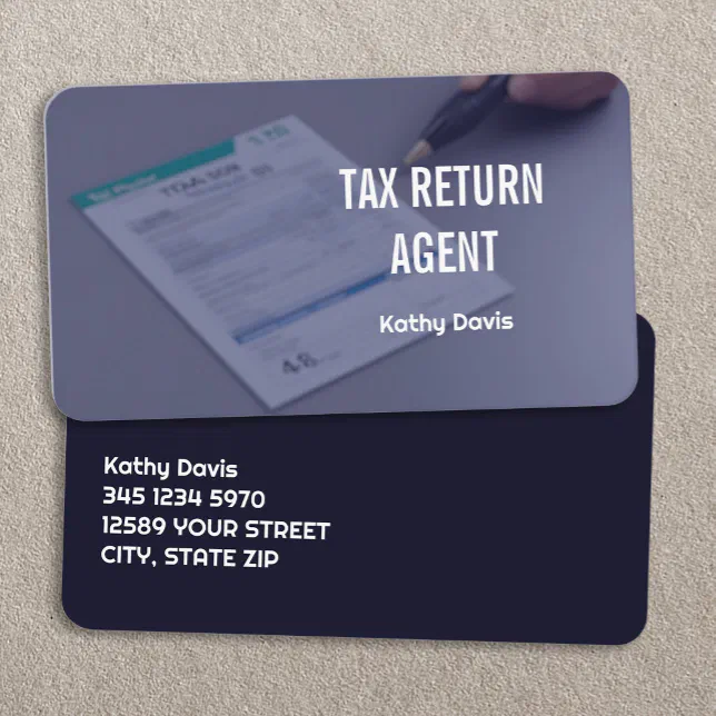 Tax Preparer Business Card | Zazzle