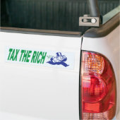 Tax the Rich Bumper Sticker | Zazzle