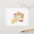 Tax Time Postcard | Zazzle