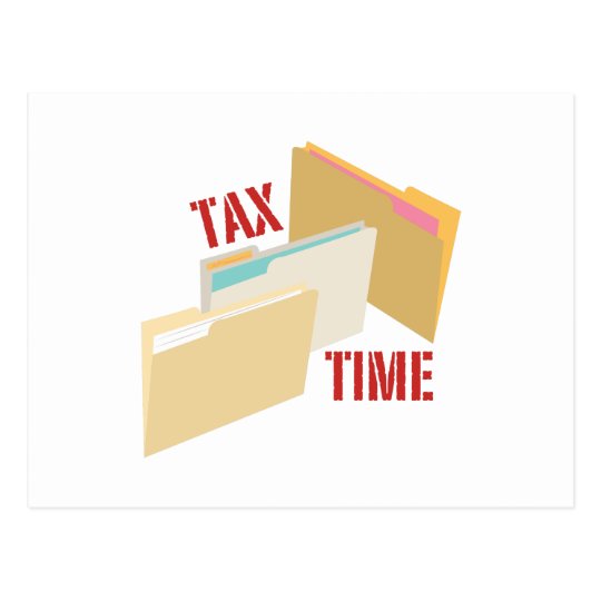 Tax Time Postcard | Zazzle.com