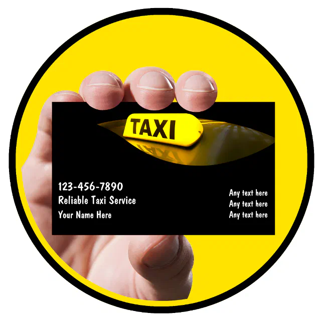 Taxi Business Cards | Zazzle