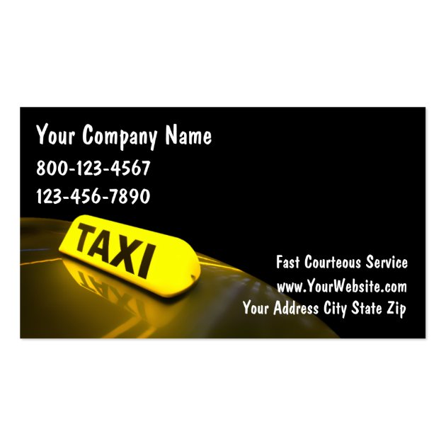 Taxi Business Cards