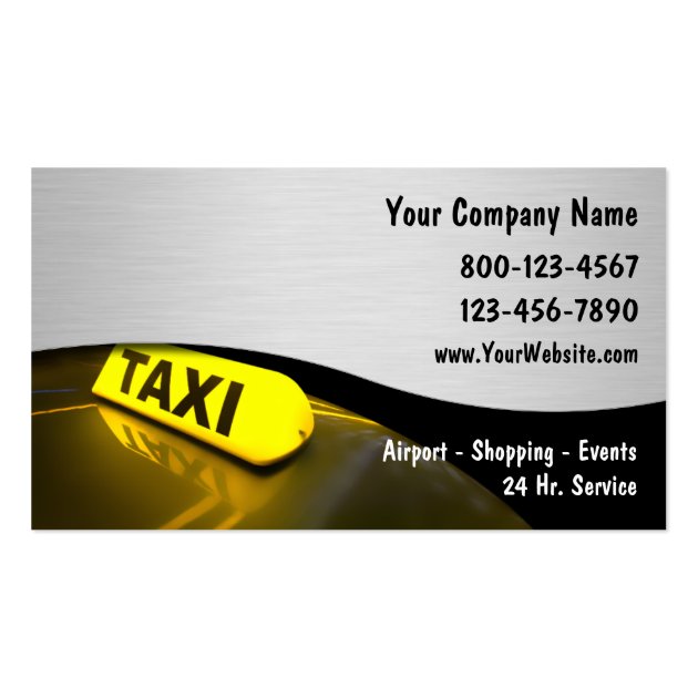 Taxi Business Cards New