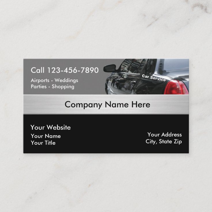 Taxi Cab Business Cards | Zazzle