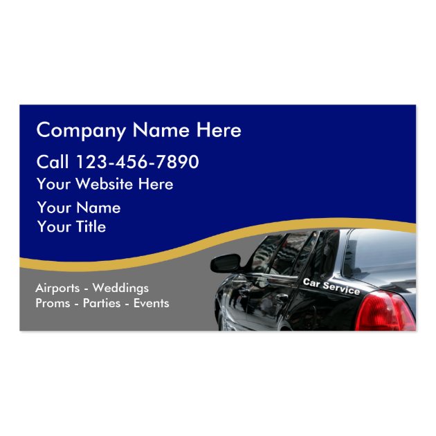 Taxi Cab Business Cards