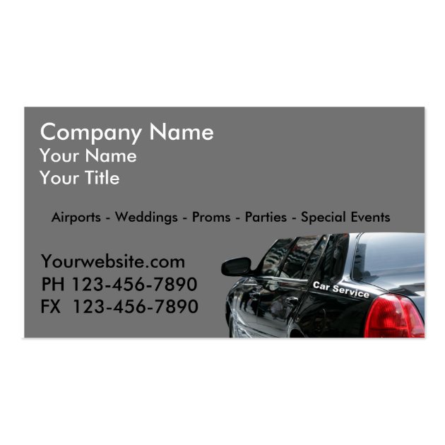Taxi Cab Business Cards