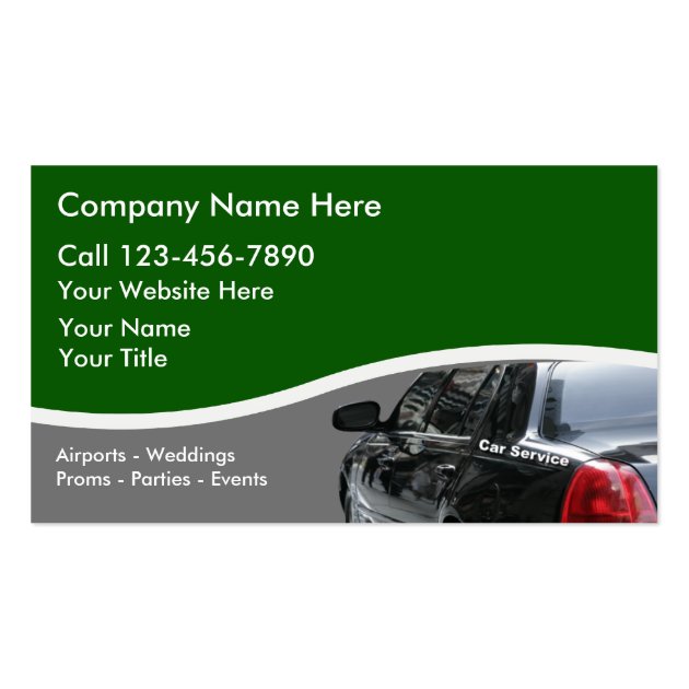 Taxi Cab Business Cards