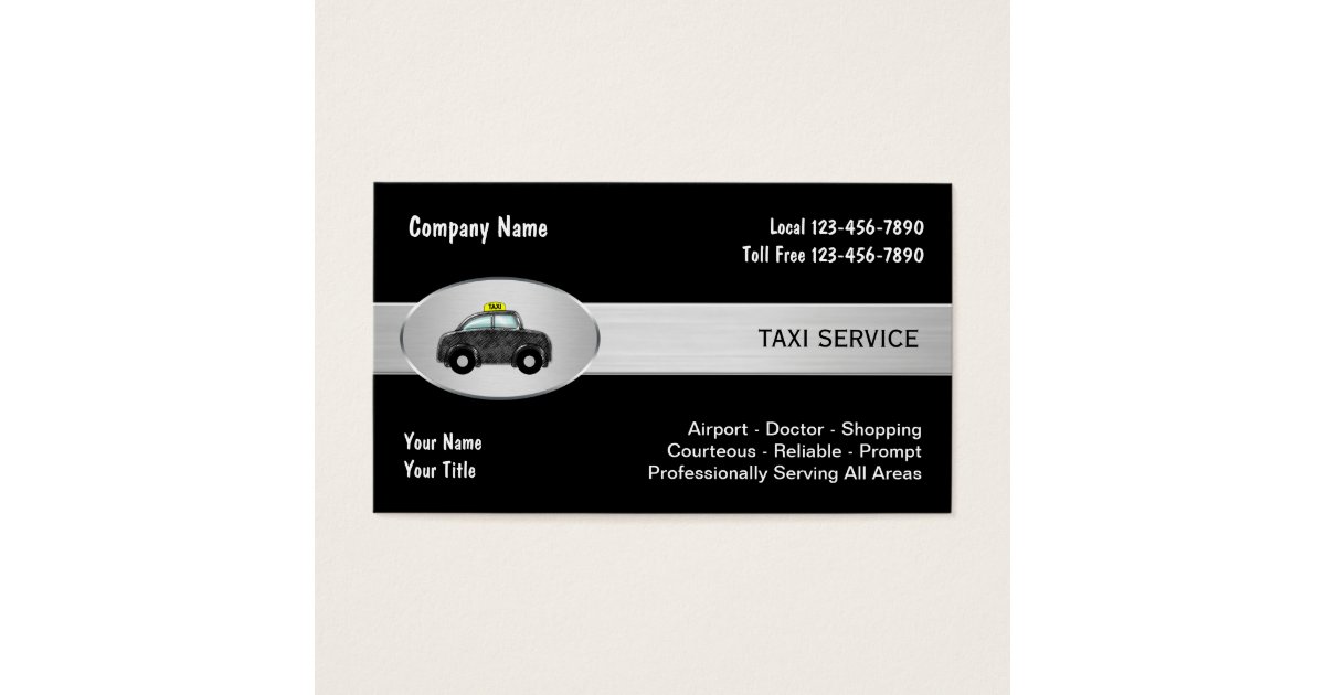 Taxi Cab Service Business Cards | Zazzle.com