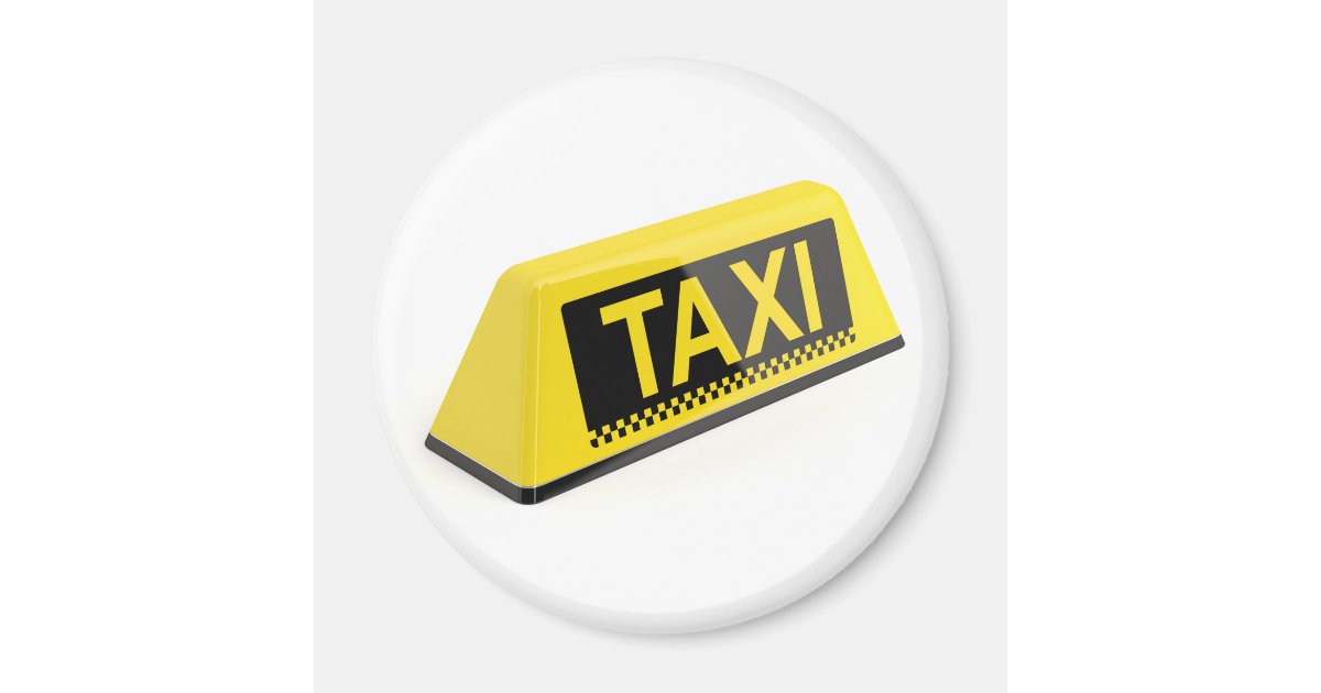 Taxi Magnet | Zazzle