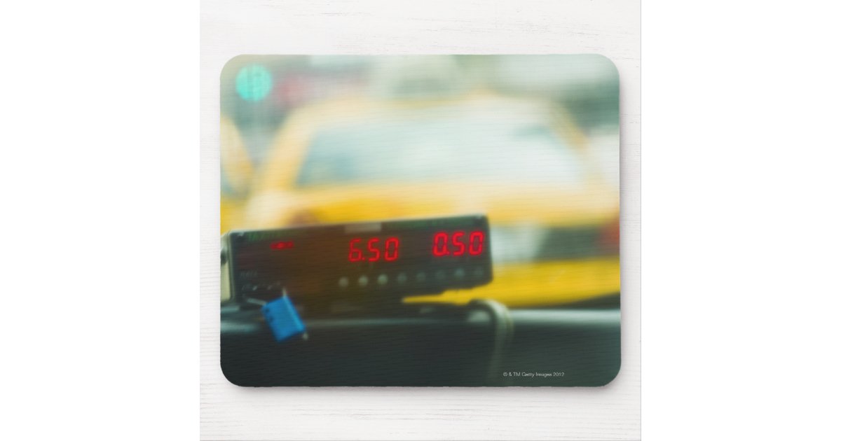 Taxi Meter Mouse Pad | Zazzle