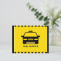 Taxi Service Postcard | Zazzle