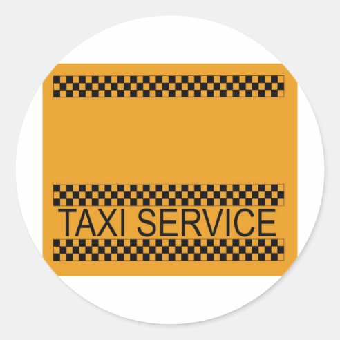 Taxi Stickers - 100% Satisfaction Guaranteed | Zazzle
