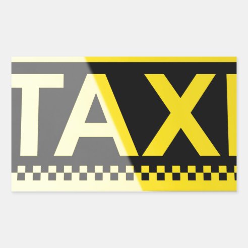 Taxi Stickers - 100% Satisfaction Guaranteed | Zazzle