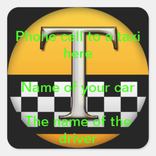 Taxi Stickers - 100% Satisfaction Guaranteed | Zazzle