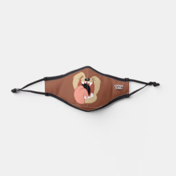 TAZ™ Big Mouth Premium Face Mask | Zazzle